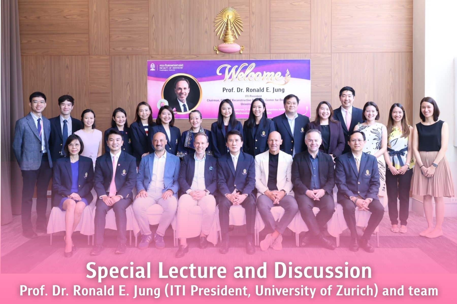 Special Lecture and Discussion on the Occasion of Welcoming Prof. Dr. Ronald E. Jung (President ...